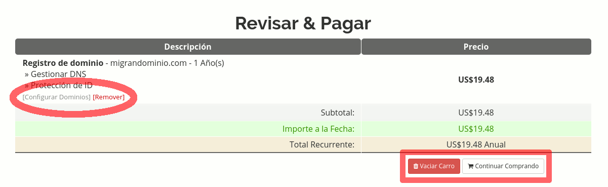 Registro de Dominios - Comprar Dominios - Infranetworking